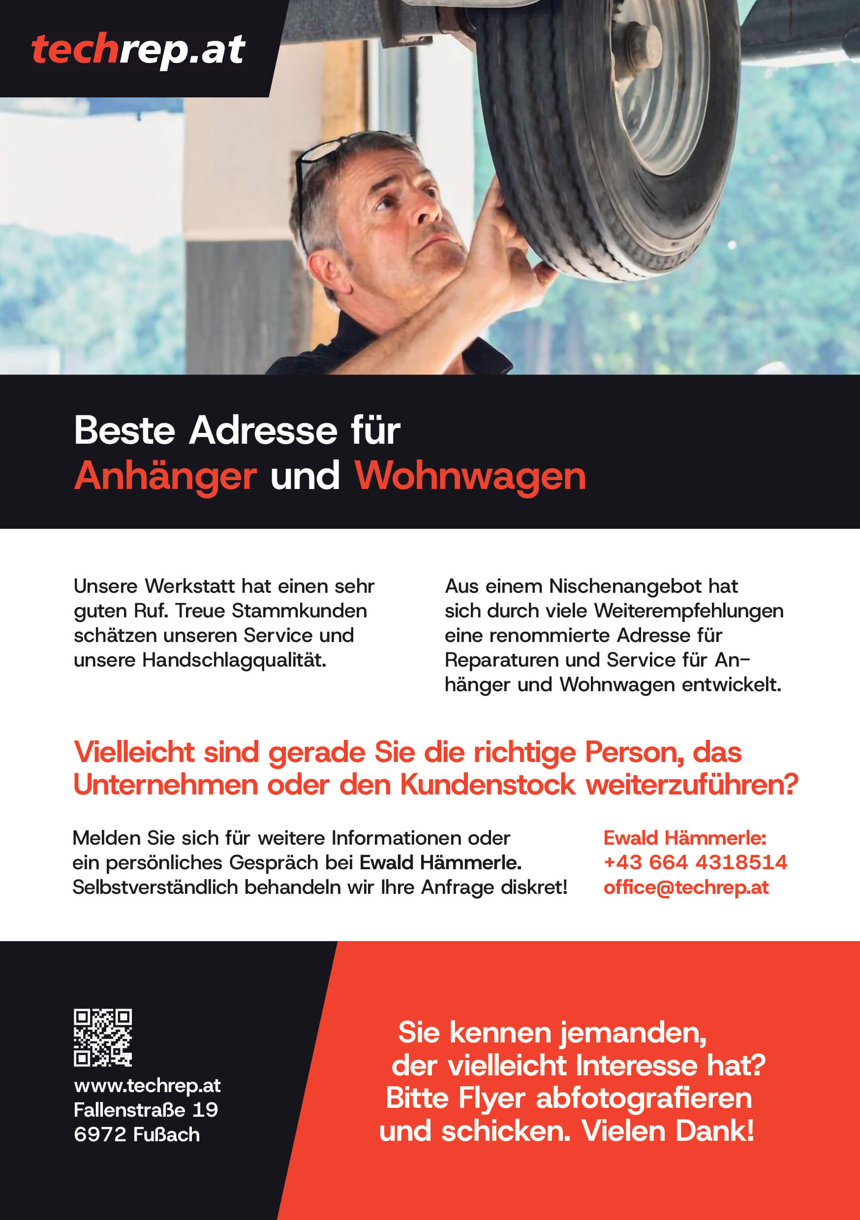 techrep.at - PKW Anhänger Service Reparatur Werkstatt - Startseite